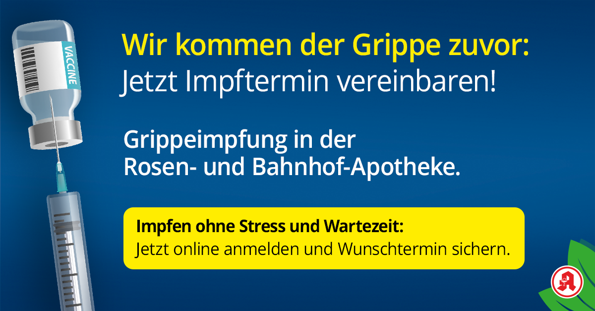 Grippeimpfung in der Rosen- und Bahnhof-Apotheke Neuwied - Rosen-Apotheke Neuwied - Inh ...